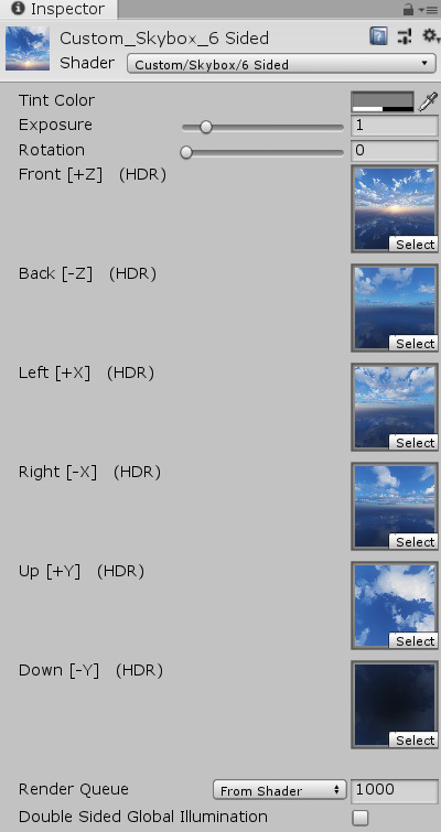 内置的Skybox.shader