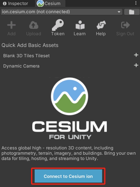 Cesium for Unity 快速入门